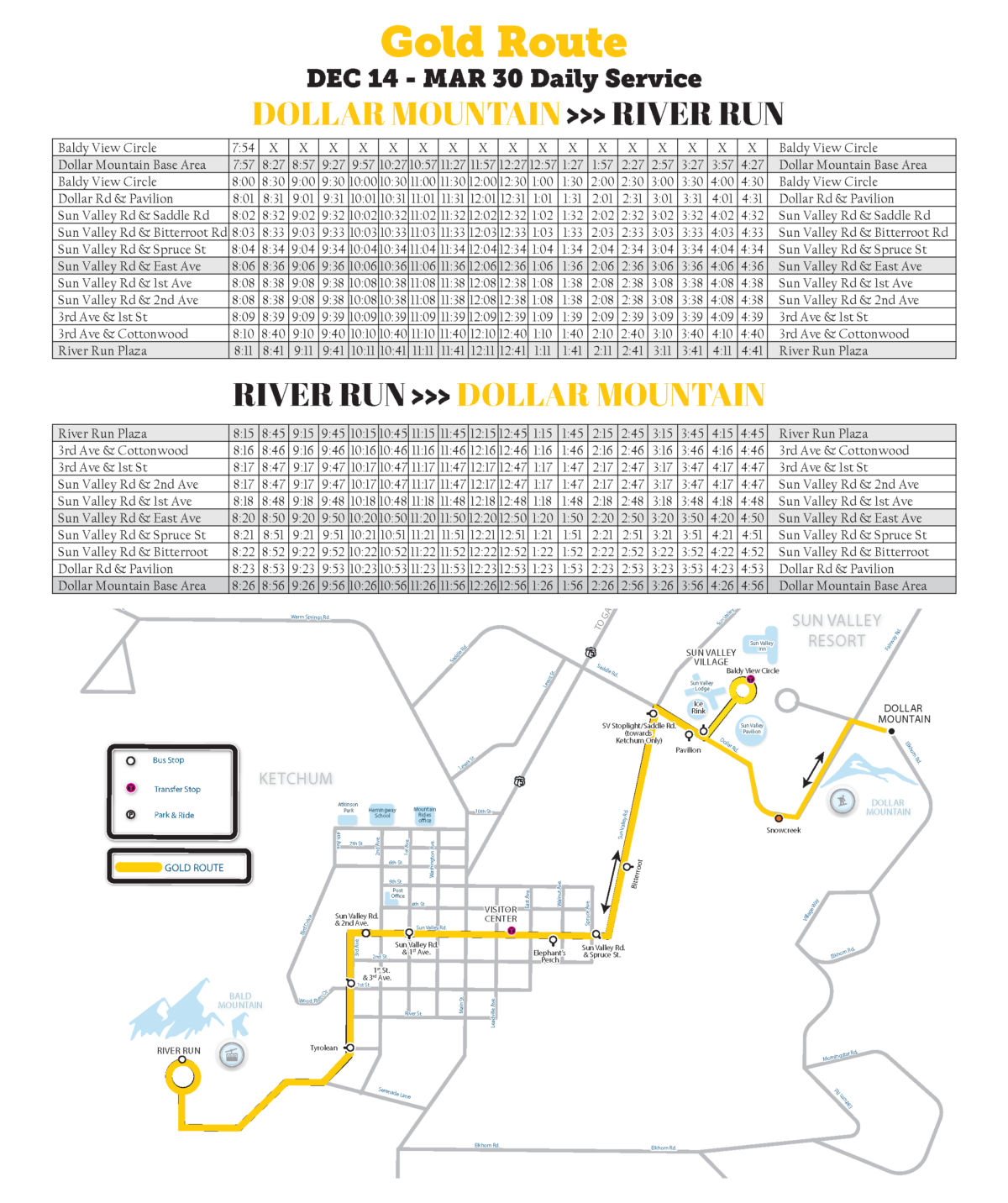 Gold Route – Mountain Rides