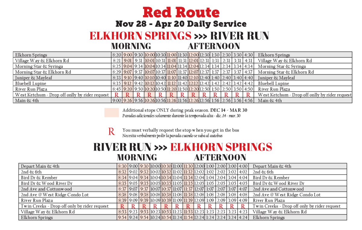 Red Route – Mountain Rides